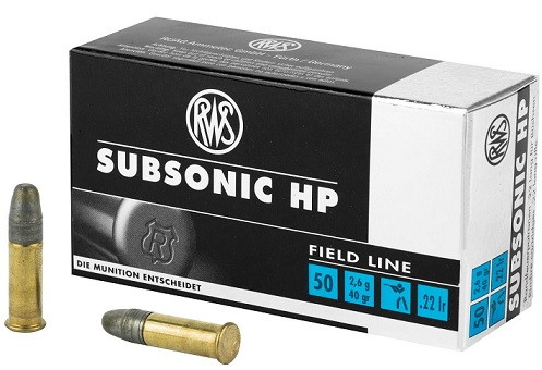 RWS .22 LR SUBSONIC HP, N-2132664 - Western Metal Inc.