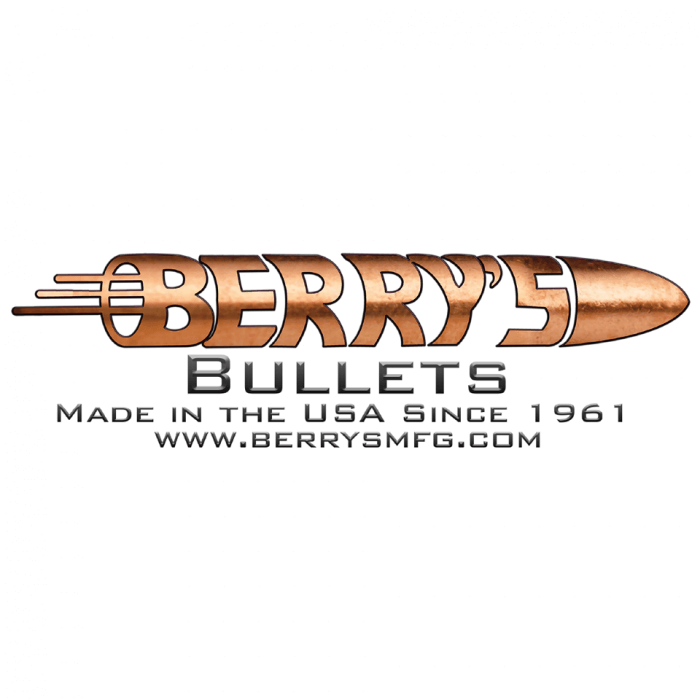 9MM, 124 GRAIN, 1000 PIECES, ROUND NOSE, BERRYS BULLETS – BB-19324 ...