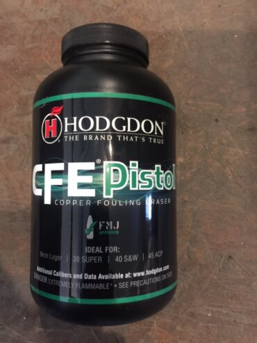 HODGDON CFE PISTOL GUN POWDER 1 LB - GP-HCFEP-1LB - Western Metal Inc.