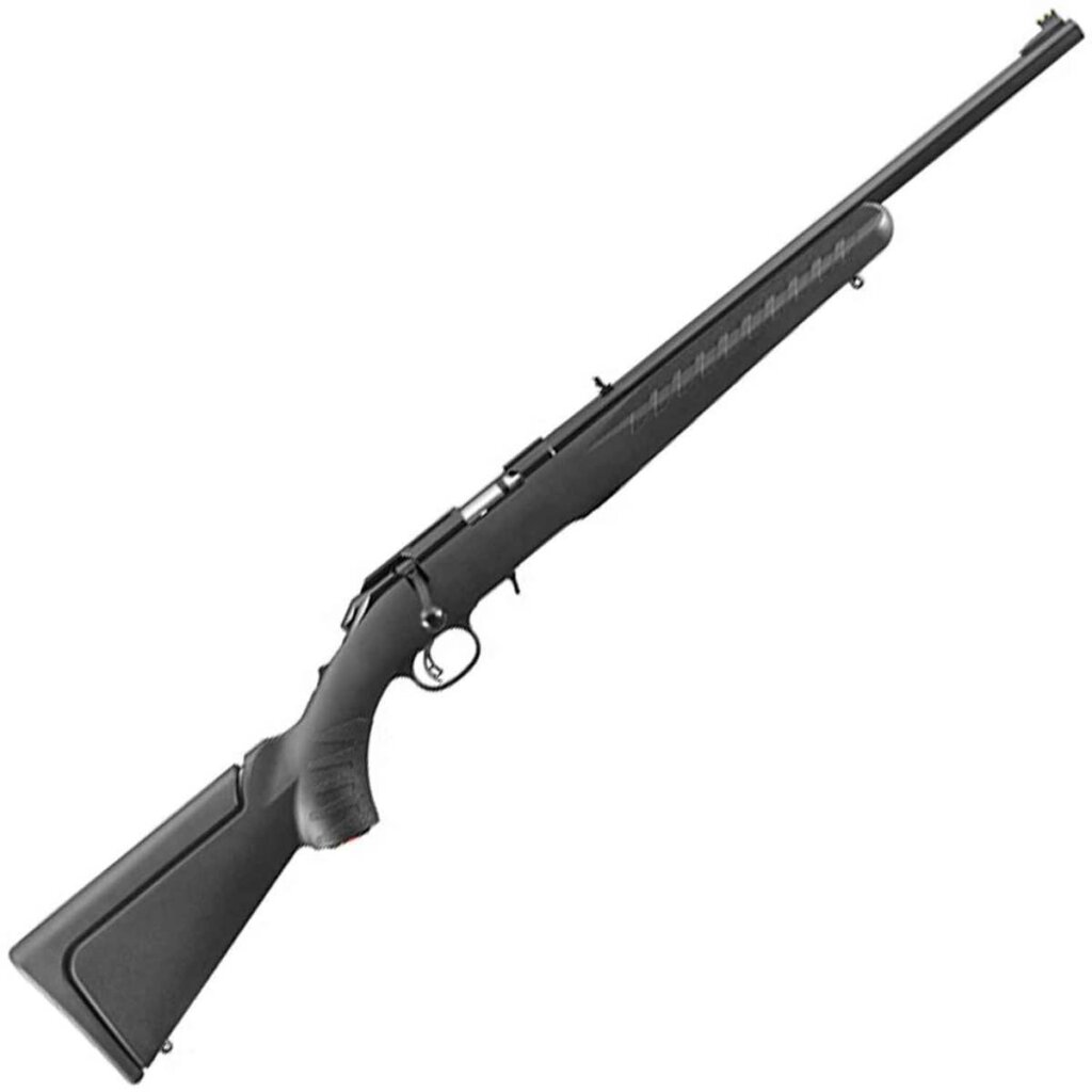 Ruger 8301 American Std Bolt Action Rifle 22 LR, RH, 22 in, Satin Blued, Syn Stk, 10+1 Rnd, Adj ...